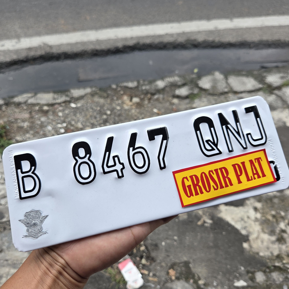 Jual Plat nomer motor baut tanam custom timbul | Shopee Indonesia