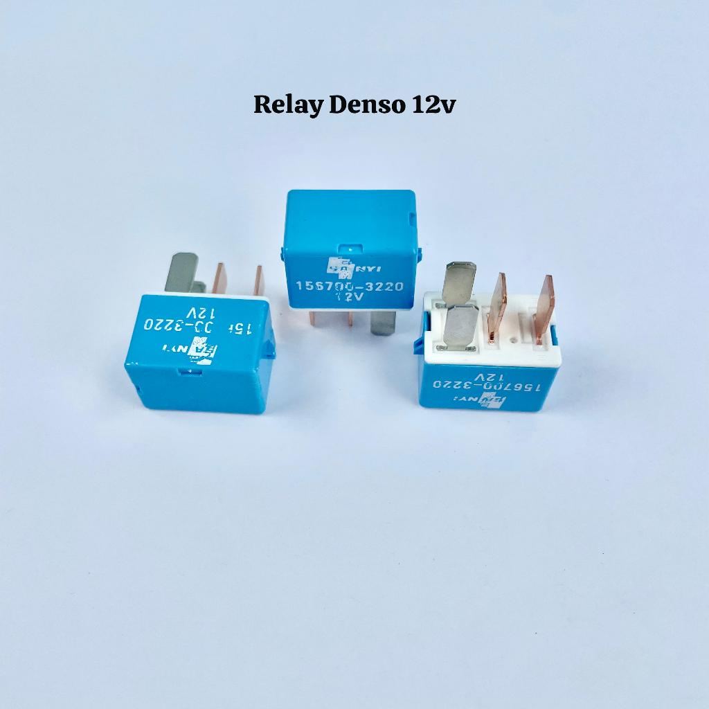 Jual Relay Denso 12V Kaki 4 Pin - Relay Relay Biru Mini Motor- Mobil ...