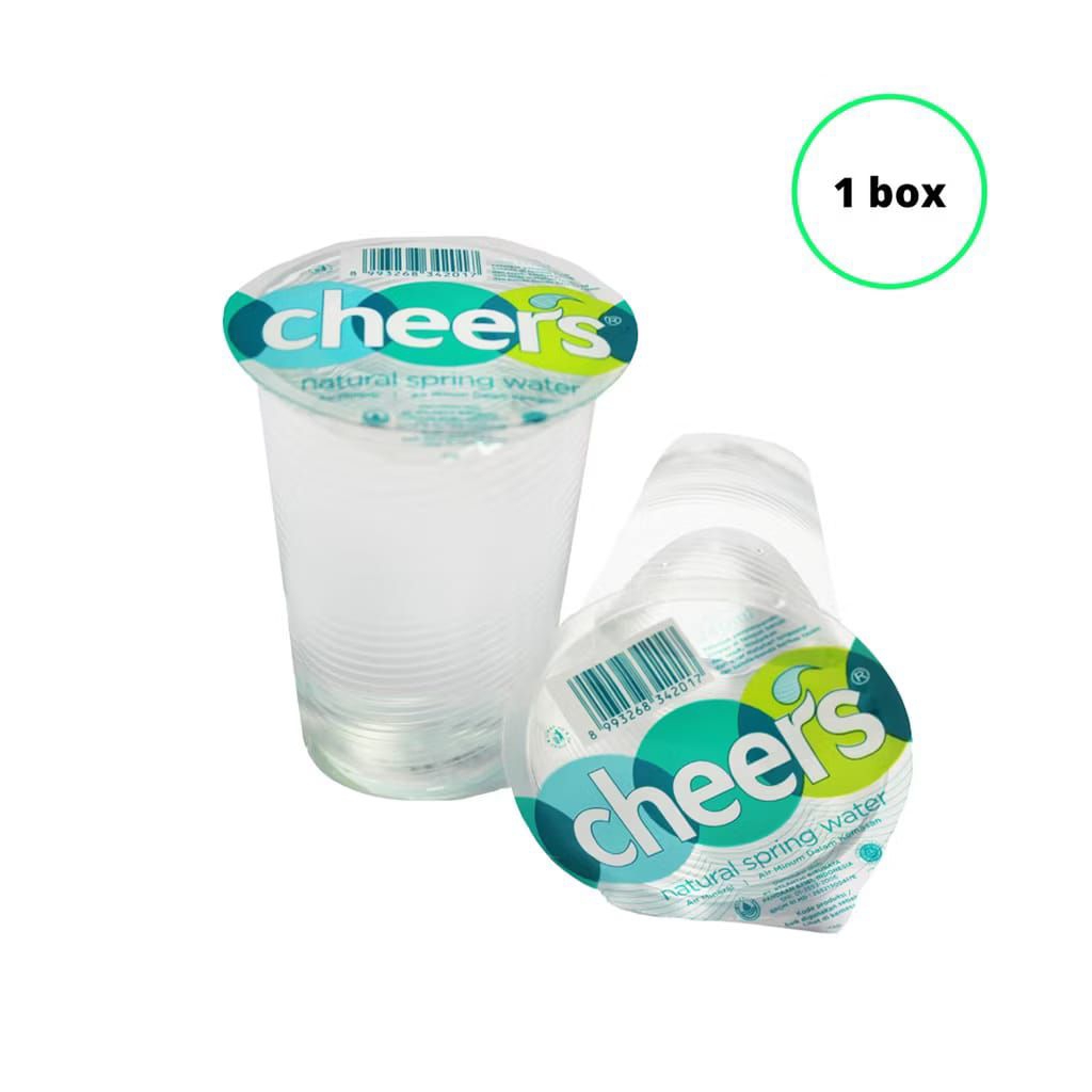 Jual Air Mineral Cheers 220mL 1 Karton | Shopee Indonesia