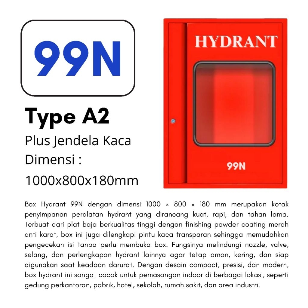 Jual Box Hydrant Type A2 Plus Jendela Kaca | Shopee Indonesia