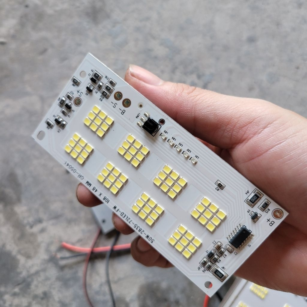 Jual Papan Led PCB SMD 50W Input DIY Led Solar Panel Surya Emegency ...