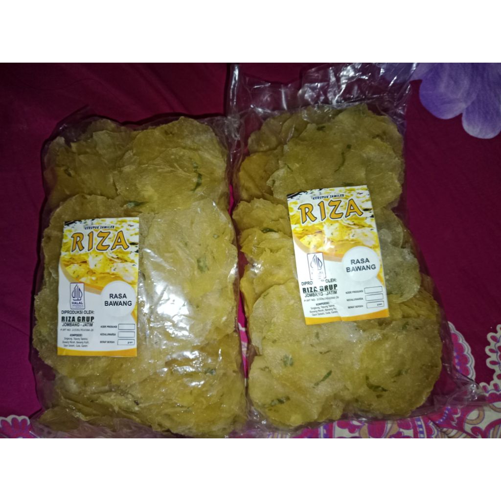 Jual Krecek kerupuk samiler opak kecimpring Rasa Bawang 250 gram ...