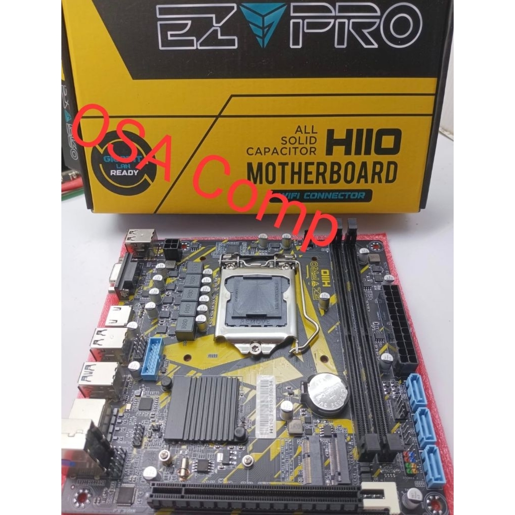 Jual Motherboard EZPRO H110 LGA 1151 Slot NVME | Shopee Indonesia