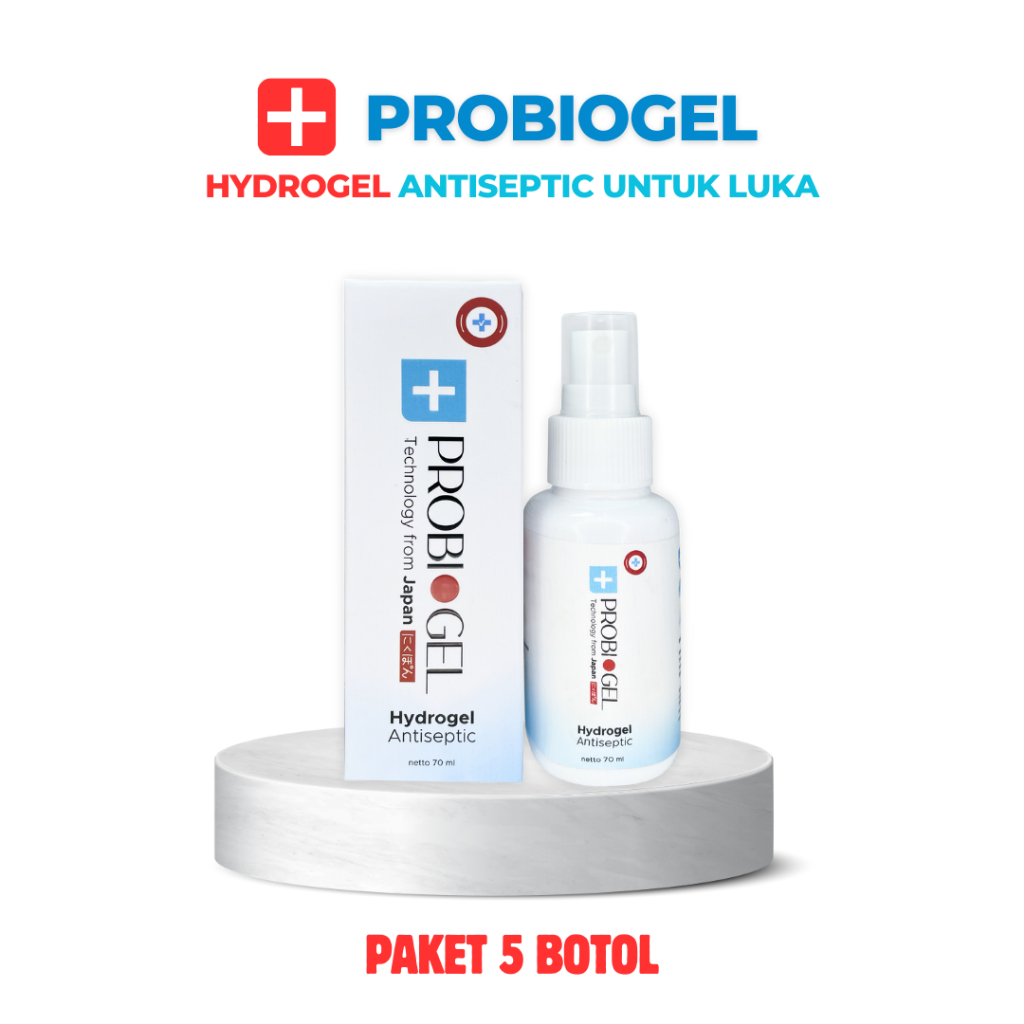 Jual Probiogel Paket 5 botol Obat Antiseptik Luka Bakar Isi 70Ml ...