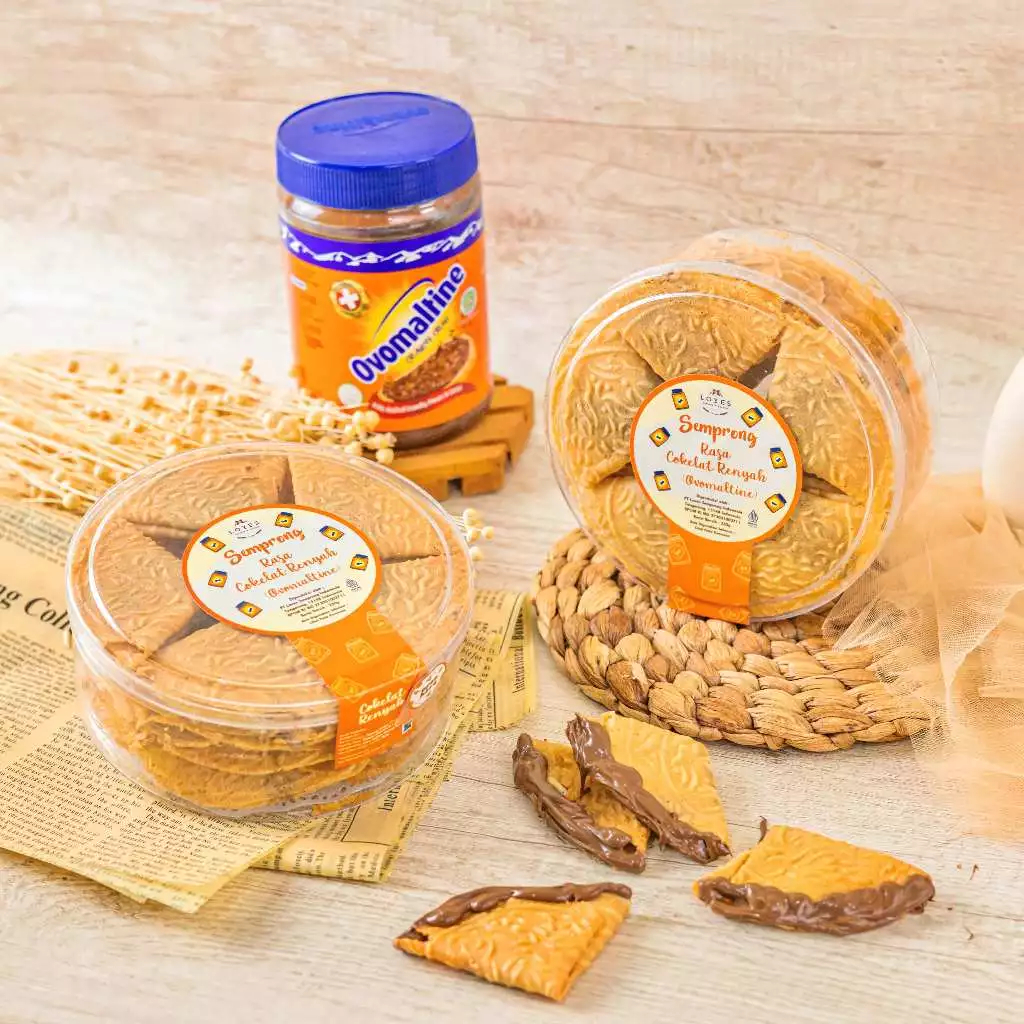 Jual Loves Semprong Ovomaltine Snack Kue Kering Enak Camilan Cemilan ...