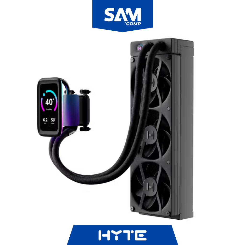 Jual HYTE THICC Q80 Trio Black | Digital Processor Cooling with 5 Inch ...
