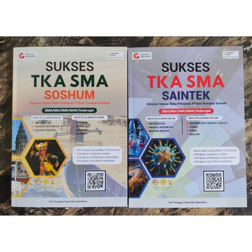 Jual SUKSES TKA SMA SOSHUM DAN SAINSTEK untuk SMA/MA/MAK/Sederajat ...