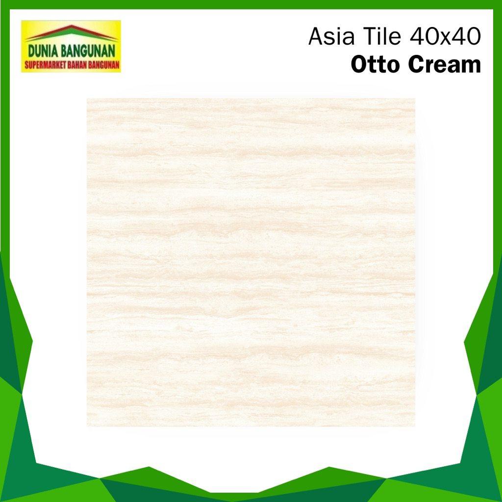Jual Keramik Lantai 40x40 Asia Tile Otto Cream Keramik Glossy | Shopee ...