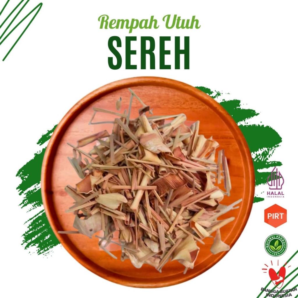 Jual Serai Sereh Sere Dapur Kering / Dried Lemongrass (1 KG) | Shopee ...