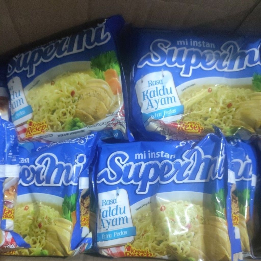 Jual Mie instan supermi per bungkus | Shopee Indonesia