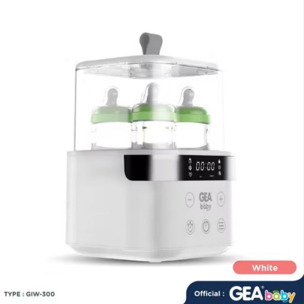 Jual GEA Baby Bottle Sterilizer & Warmer (Tipe GIW-300) White | Shopee ...