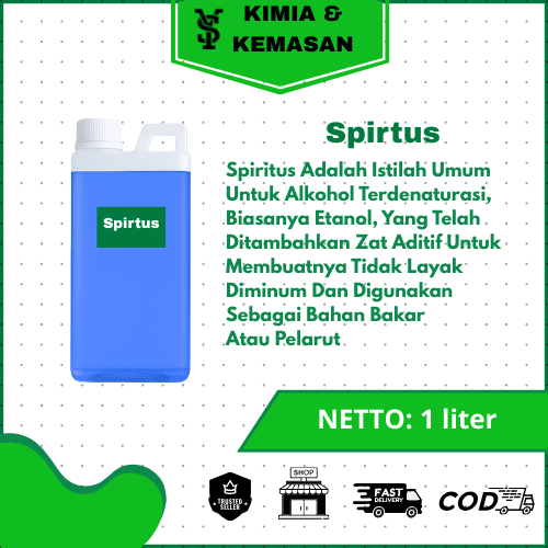 Jual Spritus 1L / Bahan Bakar Busen / Spirtus / Sepiritus Murni ...