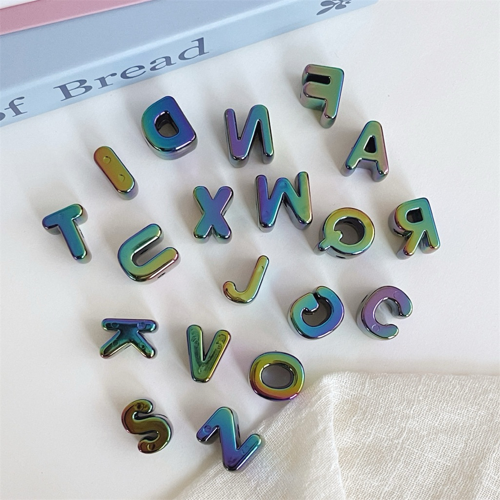 Jual THEDIYLAB (1PCS) [CHAT‼️] (LUBANG) MOTE AKRILIK HURUF ABJAD ...