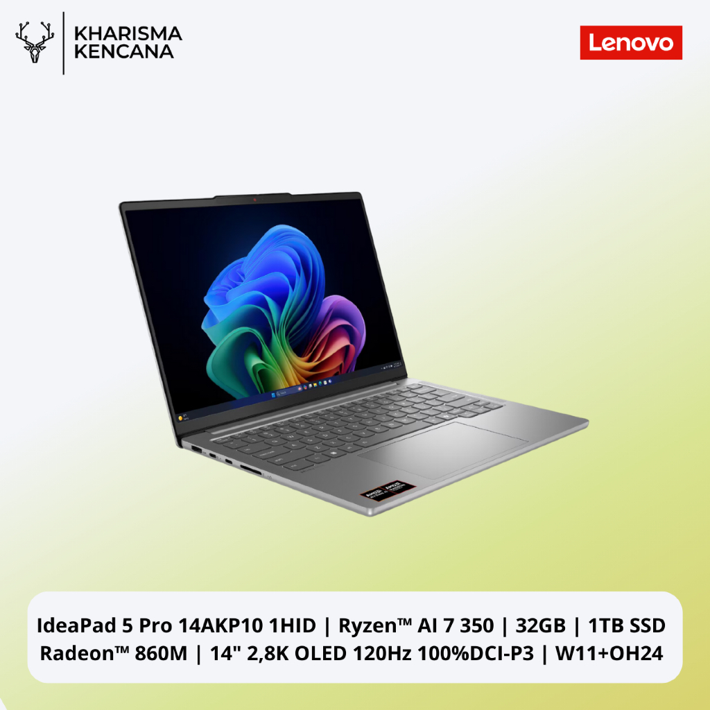 Jual Lenovo IdeaPad Pro 5 14AKP10 1HID AI7-350 32GB 1TB OLED 14" 2.8K ...