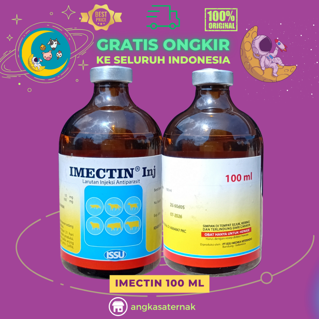 Jual Imectin @100ml - Obat Ektoparasit dan Endoparasi Lebih Murah dari ...