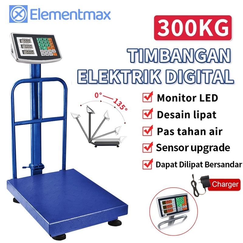 Jual Elementmax Timbangan Duduk Digital 300KG Digital Computing Scale ...