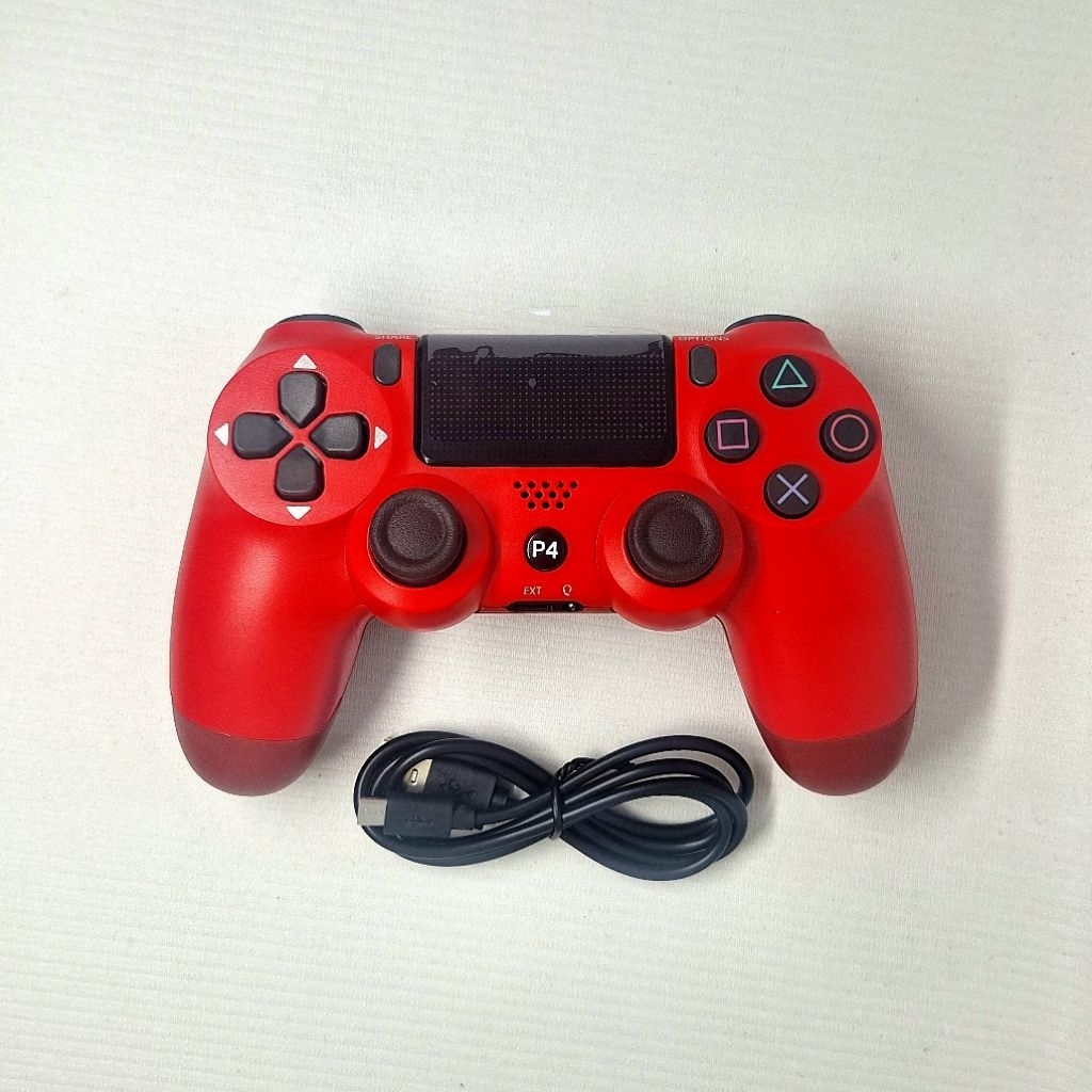 Jual STICK PS4 STIK PS4 DUALSHOCK PS4 MERAH RED BISA UNTUK PS4 PC HP ...