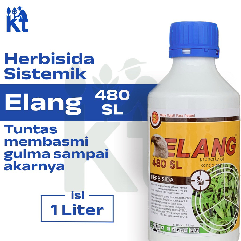 Jual Herbisida Sistemik - Elang 480 SL - Amonium Glifosat - Isi Kemasan ...
