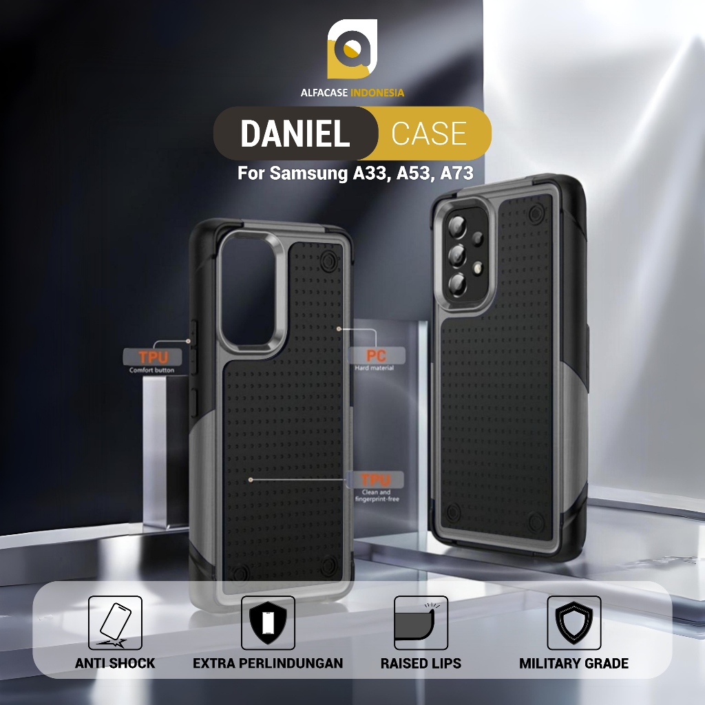 Jual ALFACASE Daniel Case Samsung A73 A53 A33 - Case Samsung A Series ...