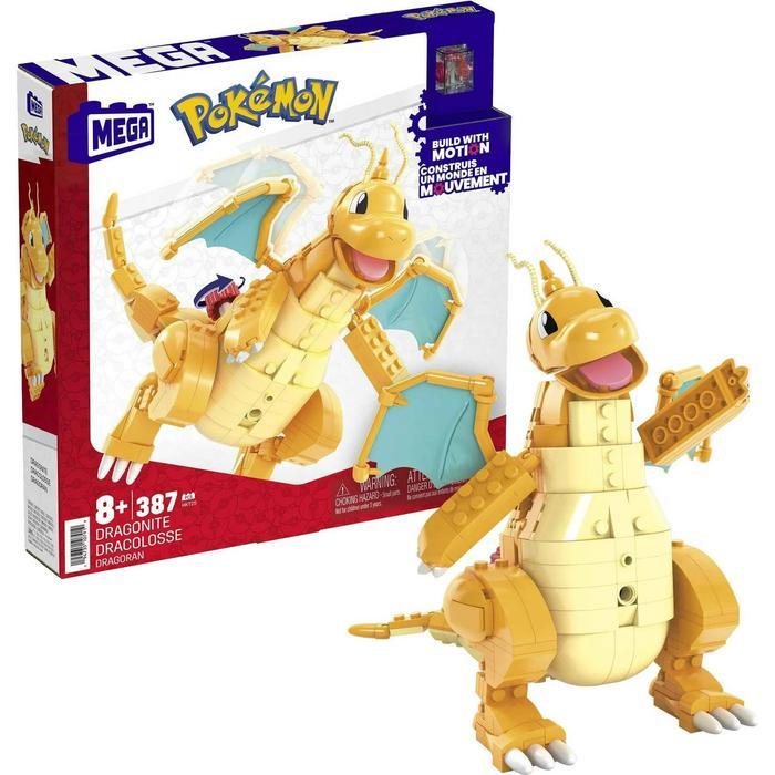 Jual MEGA Pokemon Building Toy Kit Dragonite (388 Pieces) with Motion ...