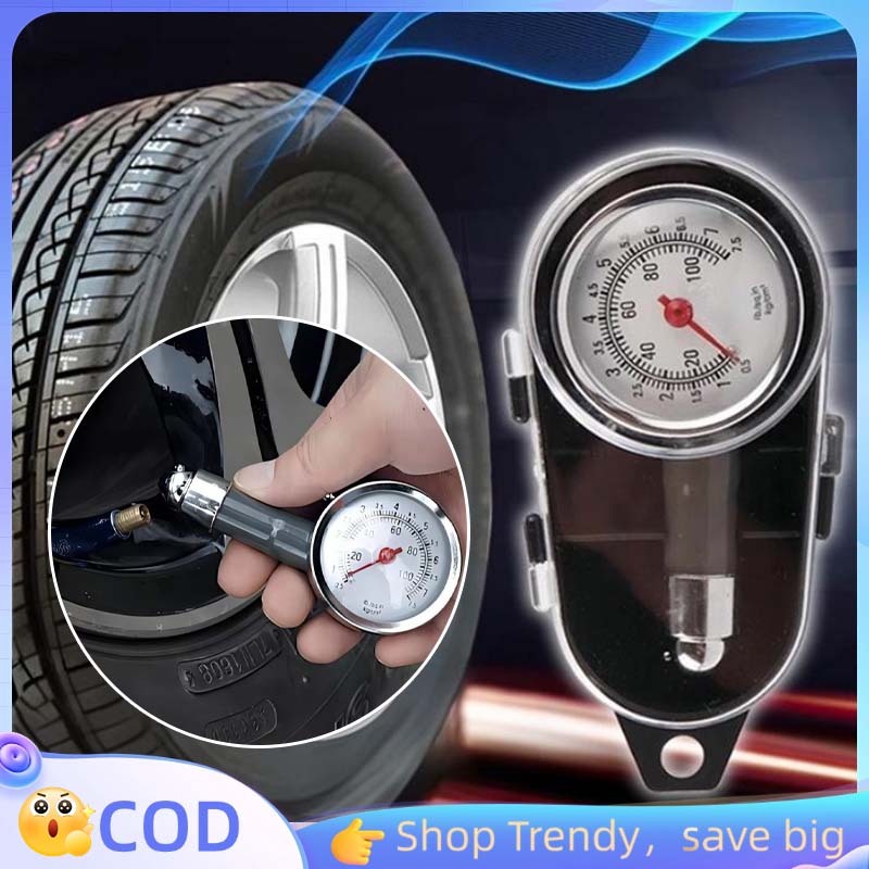 Jual Tire Pressure Meter Alat Ukur Tekanan Angin Ban 100 Psi Untuk ...