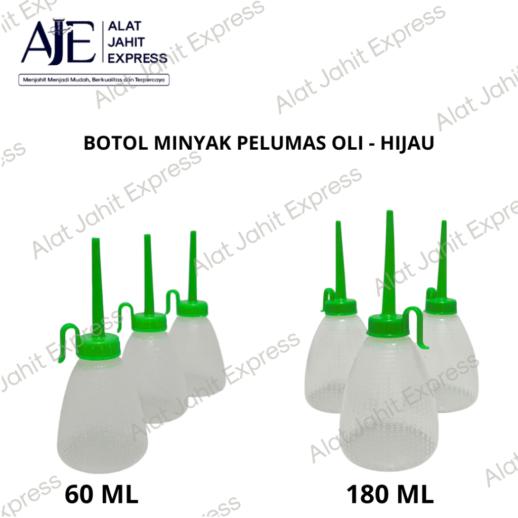Jual Botol Minyak Pelumas Oli 60 ML/180 ML - Hijau | Shopee Indonesia