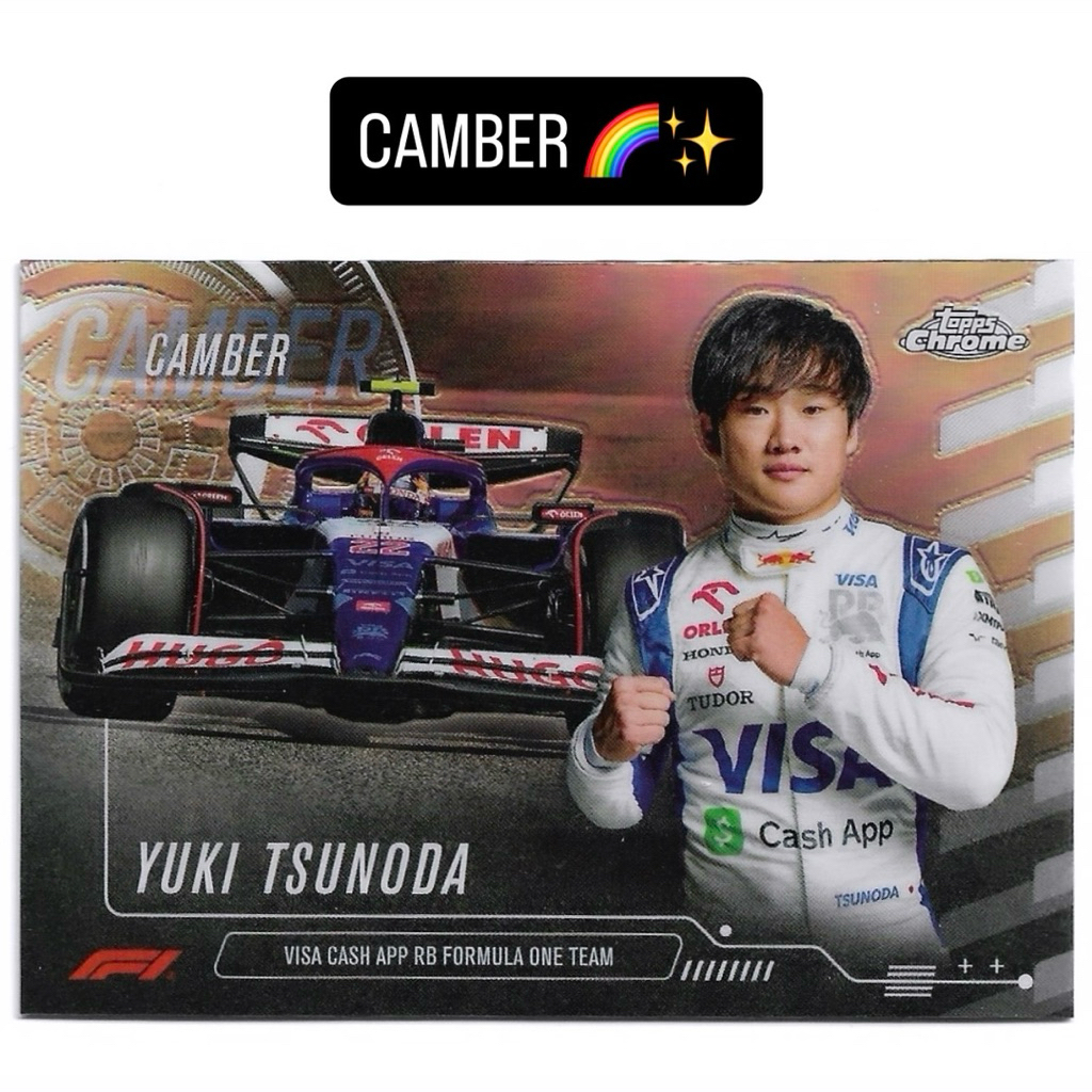 Jual Kartu f1 Topps Chrome (RAINBOW) - Yuki Tsunoda (Racing Bulls ...