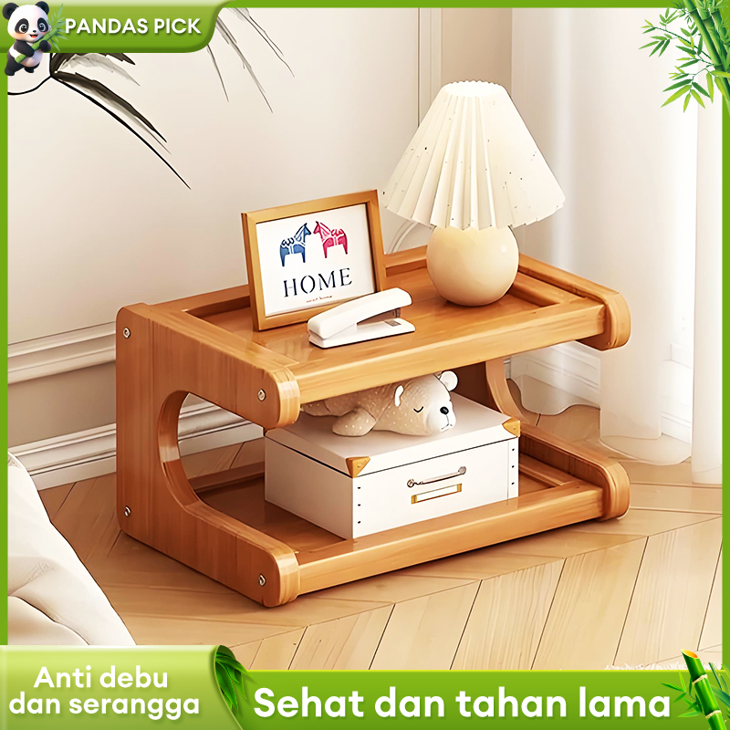 Jual Rak Penyimpanan Desktop Melengkung Rak Penyimpanan Lapisan Ganda ...