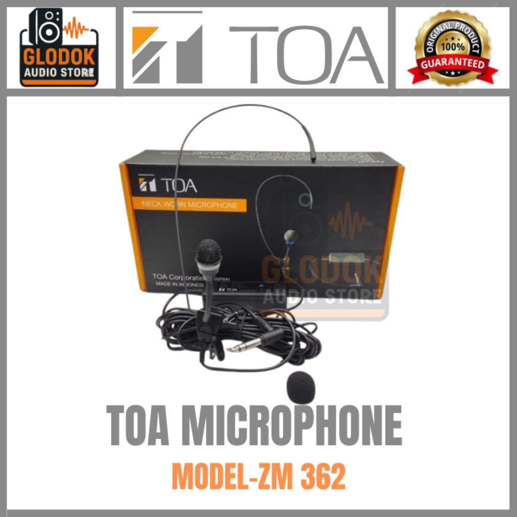 Jual Mic Toa Microphone ZM-362 ZM 362 Mikrofon Leher Original Garansi ...
