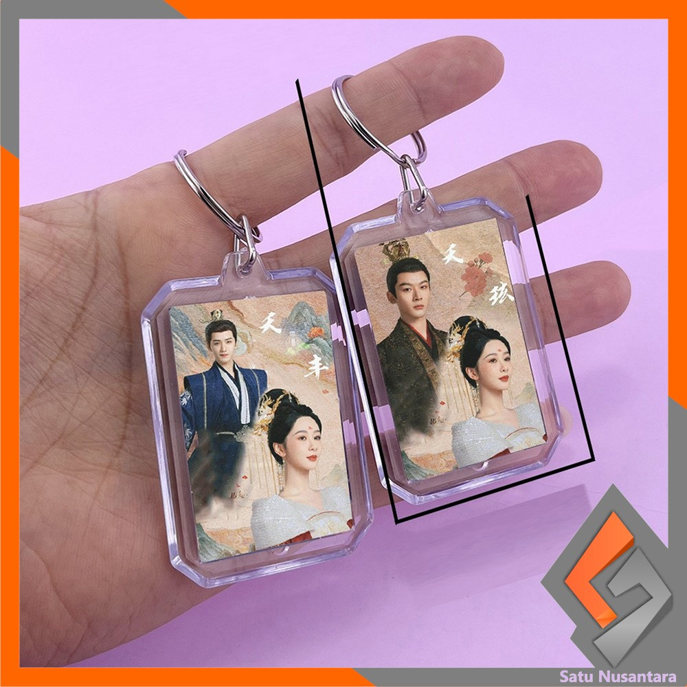 Jual EC SN-C1269 Gantungan Kunci Ganci Akrilik Insert Paper Photo DIY ...