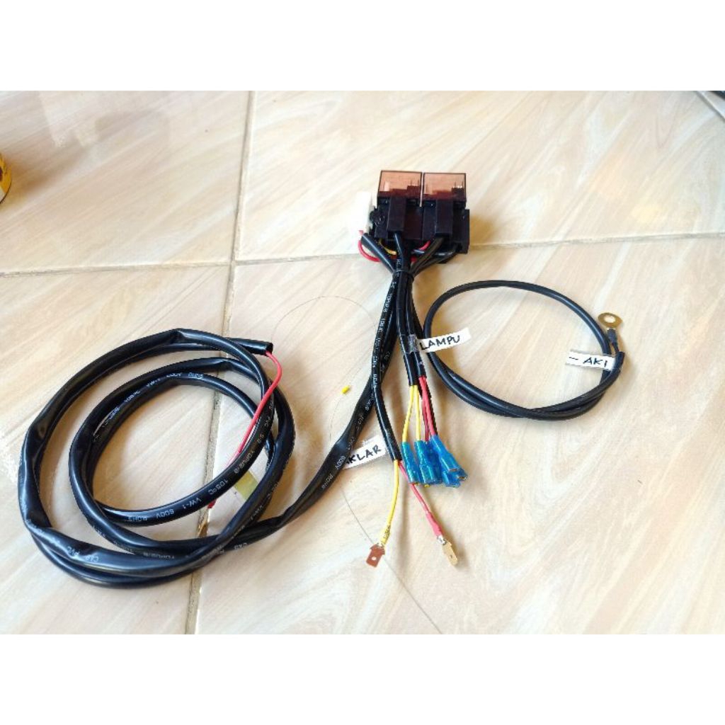 Jual Relay Set Biled Projector Kabel Relay Set Billed Sudah Ada Dioda ...