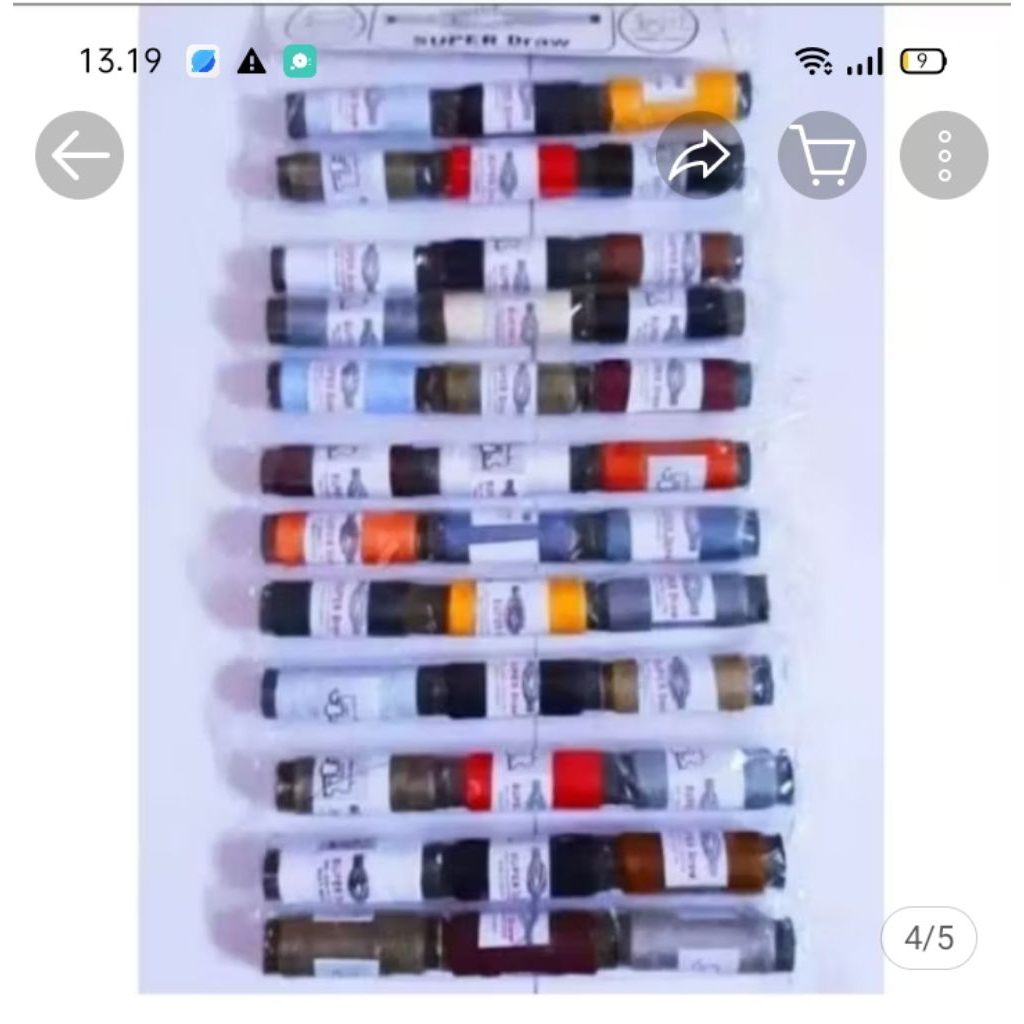 Jual benang jahit warna /isi 36 pcs satu lembar | Shopee Indonesia