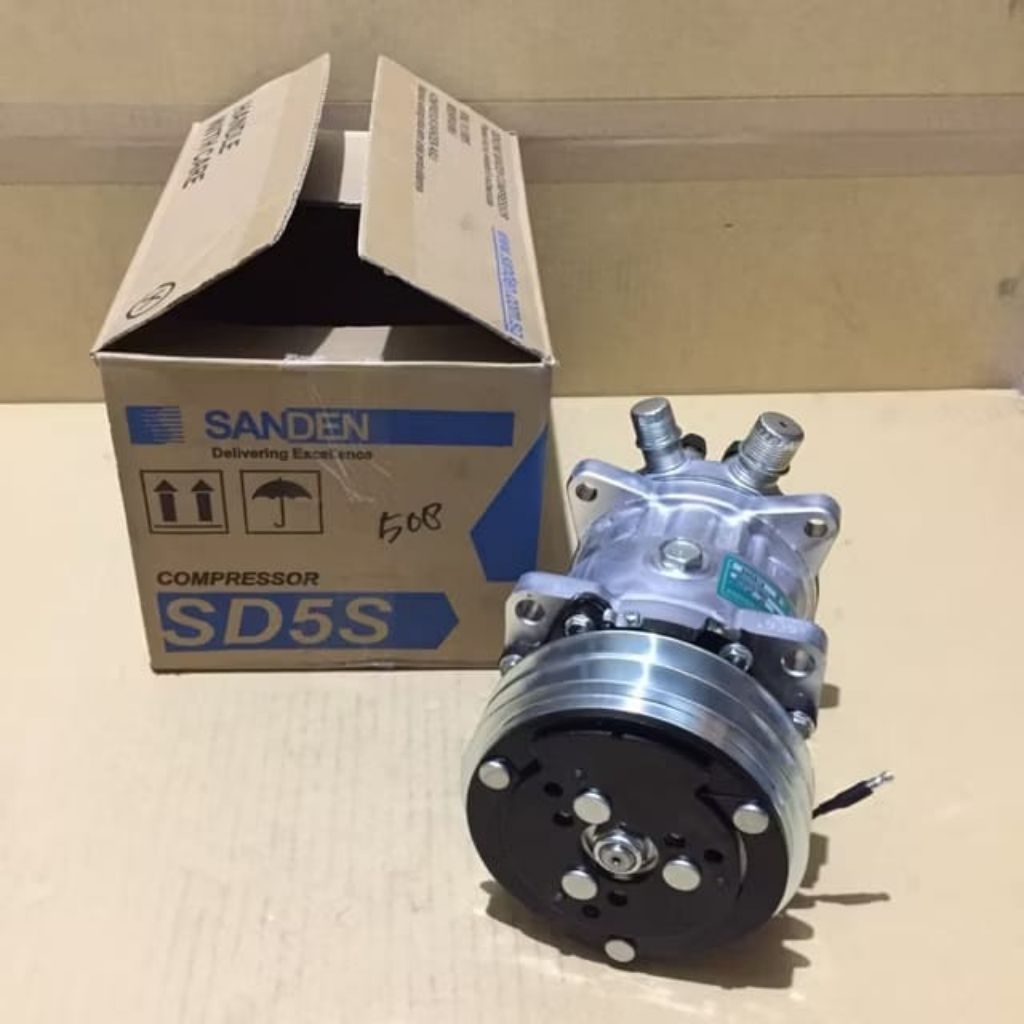 Jual Compresor Kompresor Ac Universal 508 Sanden Asli Origina 12volt ...