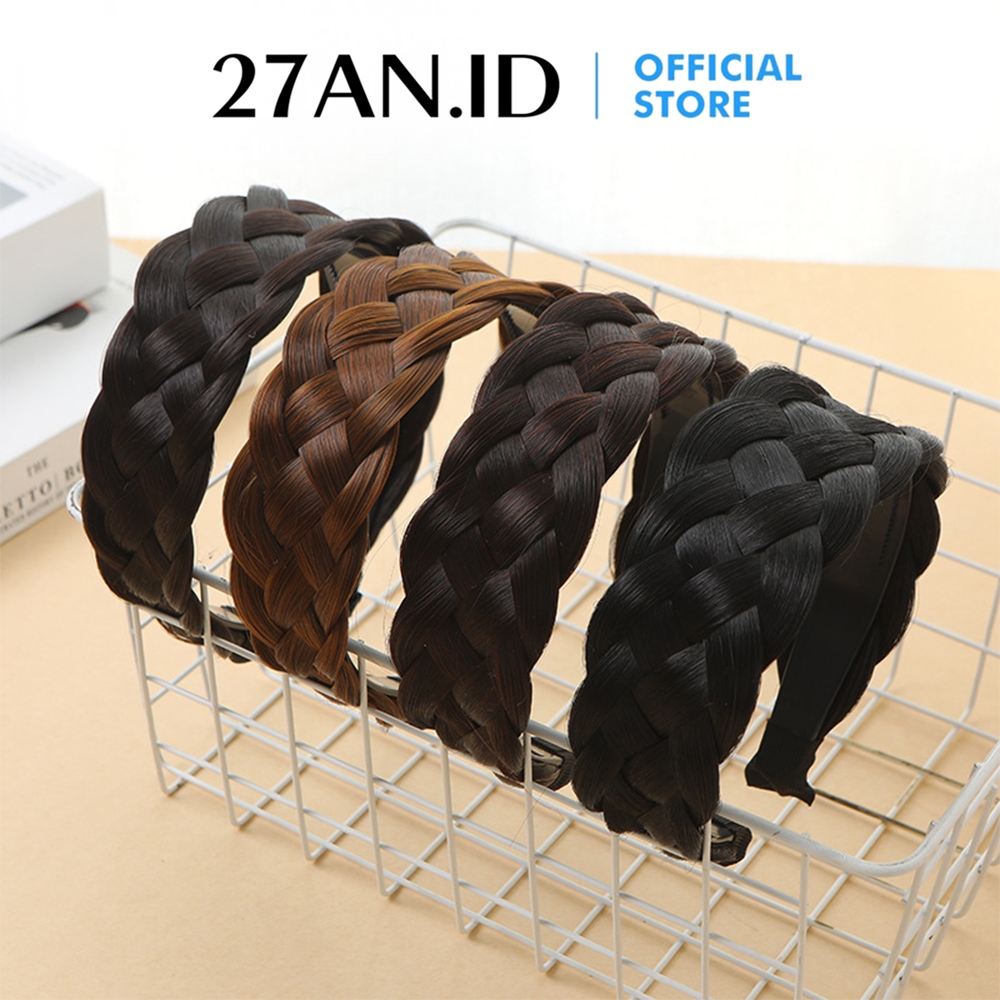 Jual ( 27AN.ID) Bando Rambut H1036 Aksesoris Rambut Kepang Tulang Ikan ...