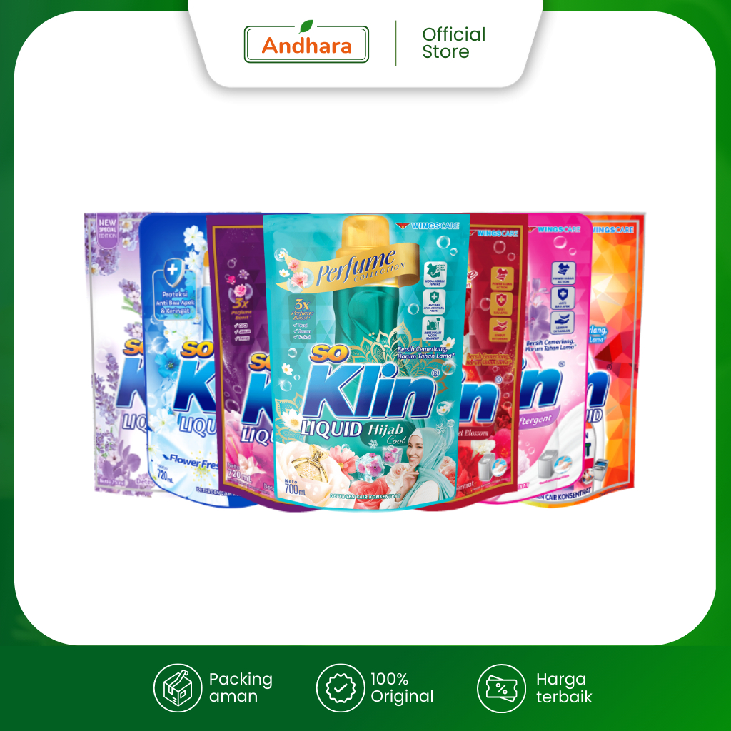 Jual So Klin Liquid Deterjen Refill 700ml - Sabun Pencuci Baju Refill ...