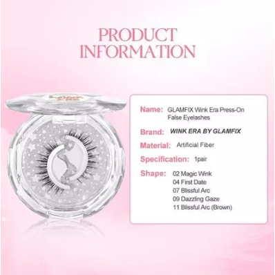 Jual -Domestika- GLAMFIX Wink Era Press-On False Eyelashes Bulu Mata ...