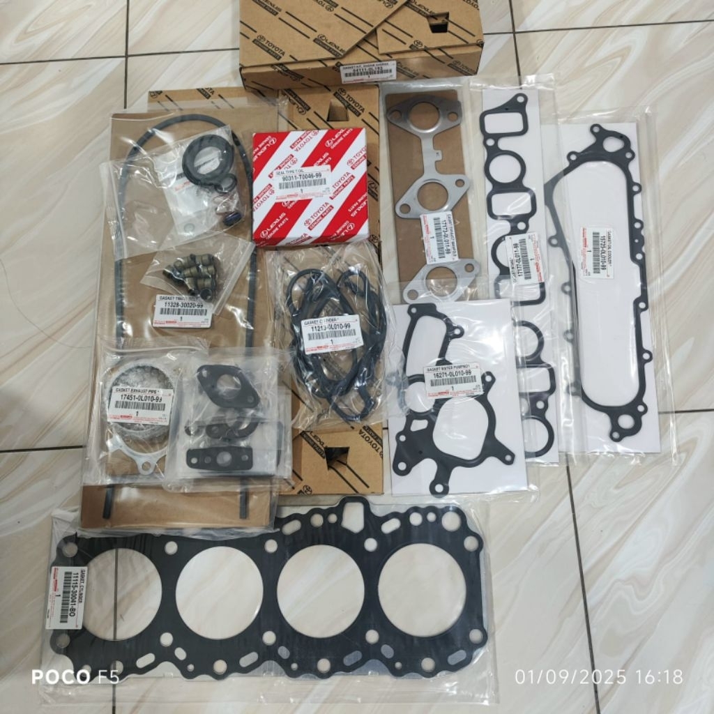 Jual packing full set/packing set Toyota Inova diesel/furtuner/Hilux ...
