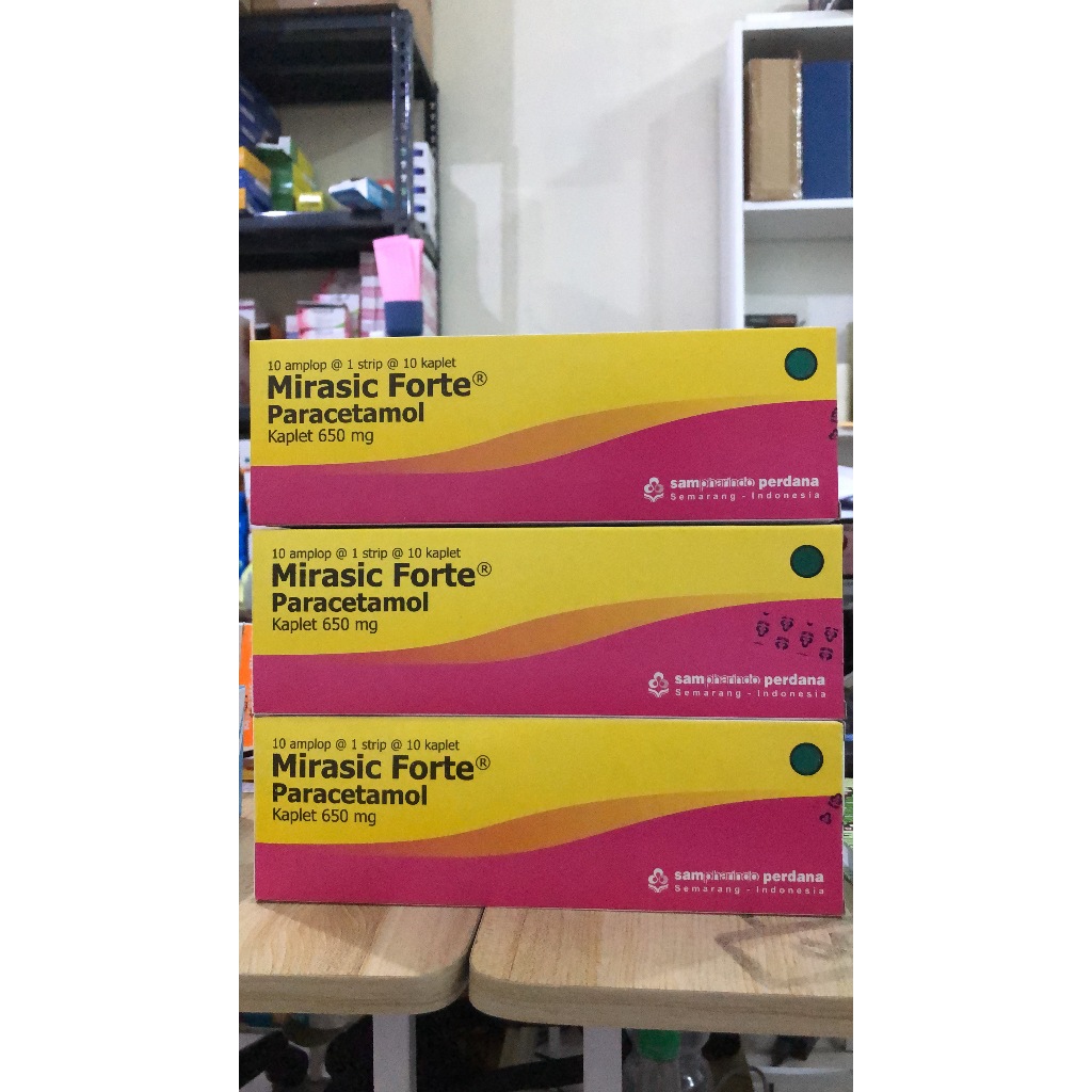Jual MIRASIC FORTE 650MG SAMPHARINDO BOX 100 KAPLET | Shopee Indonesia