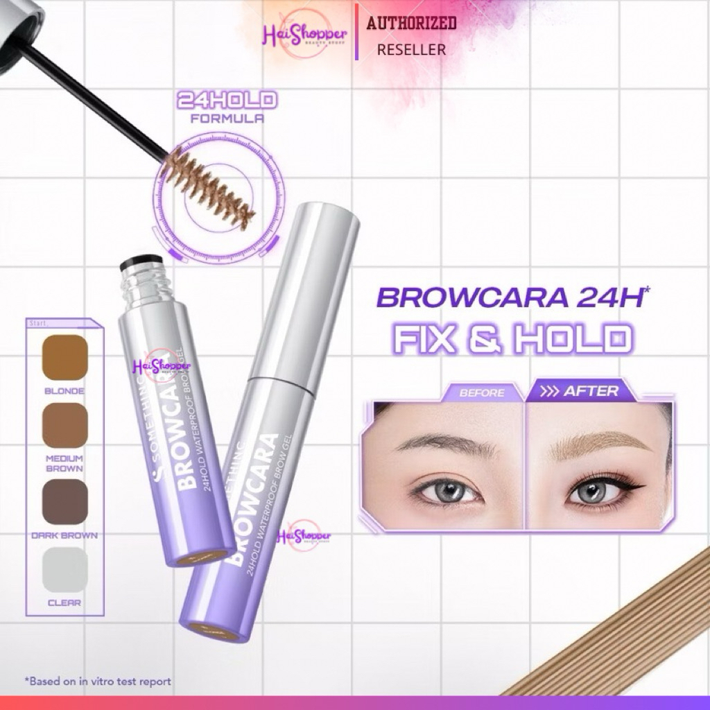 Jual SOMETHINC Browcara 24Hold Waterproof Brow Gel - Maskara Alis Tahan ...