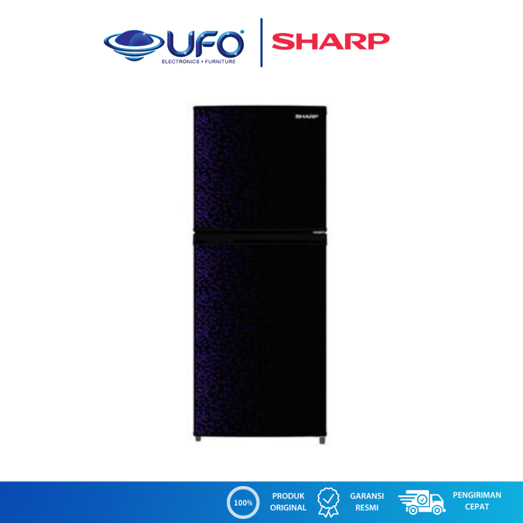 Jual Sharp Kulkas 2 Pintu Kapasitas 187 / 205 Liter SJ236MGGR ...
