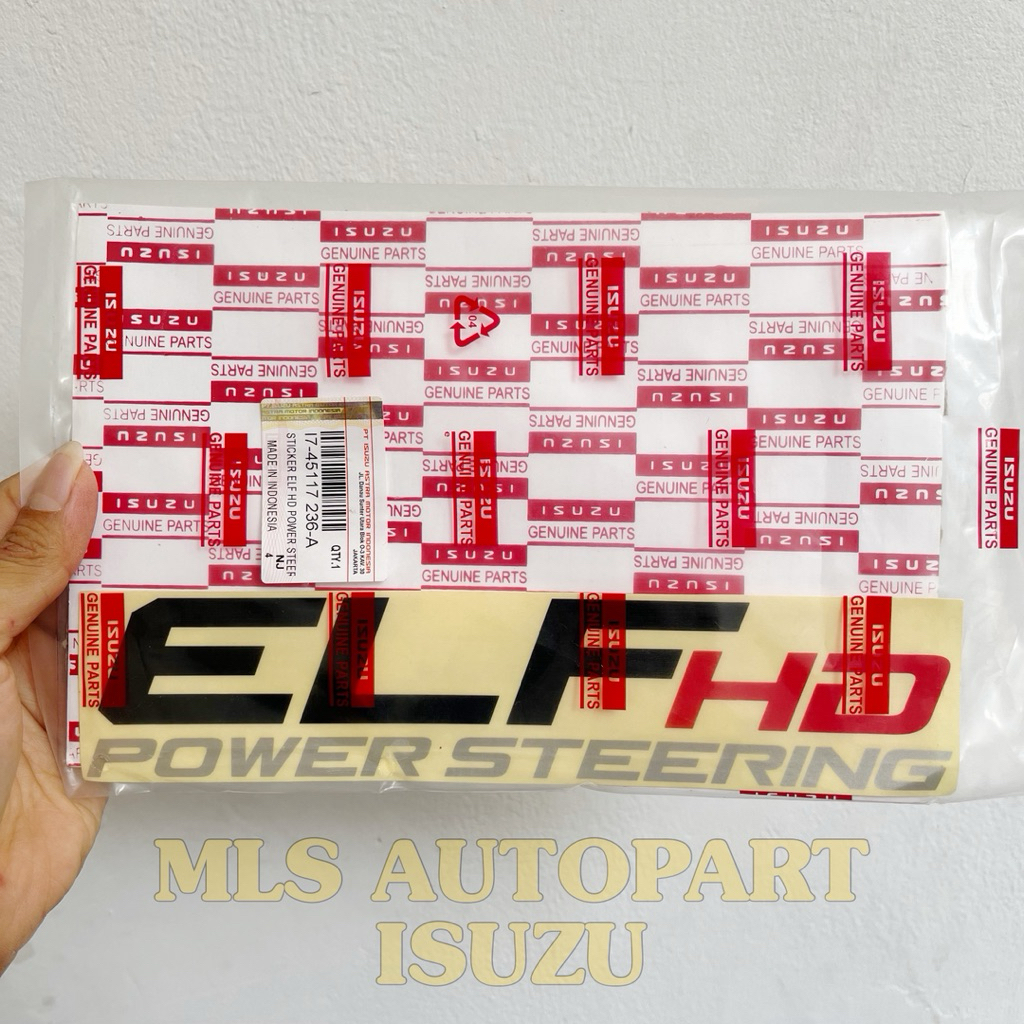 Jual STICKER STIKER KABIN ISUZU ISUZU ELF HD POWER STEERING ORIGINAL ...