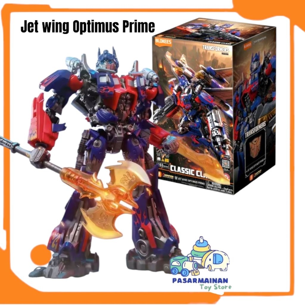 Jual Blokess Figure Transformers One Classic Class Jet Wing Optimus ...