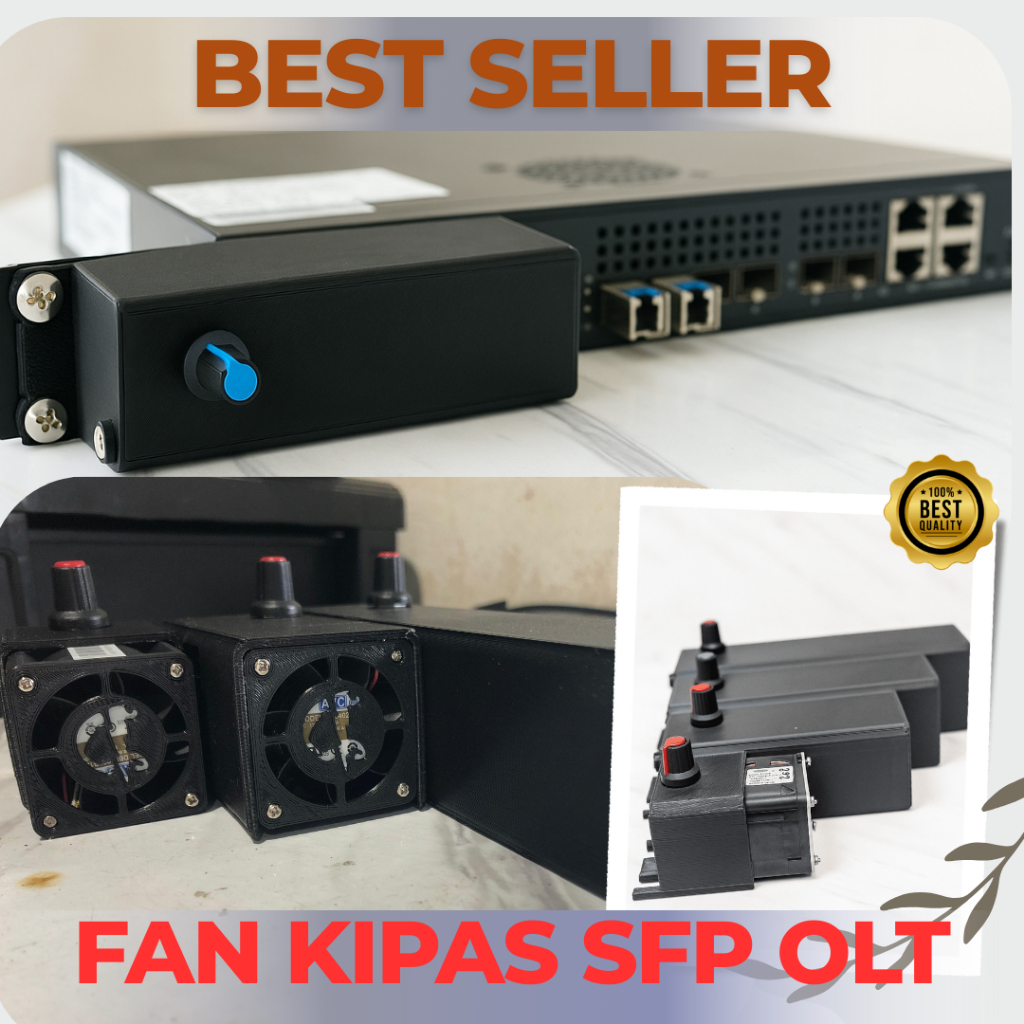Jual Kipas Pendingin SFP OLT Hioso Hisfocus EPON – Cooling Rack Fan Rak ...