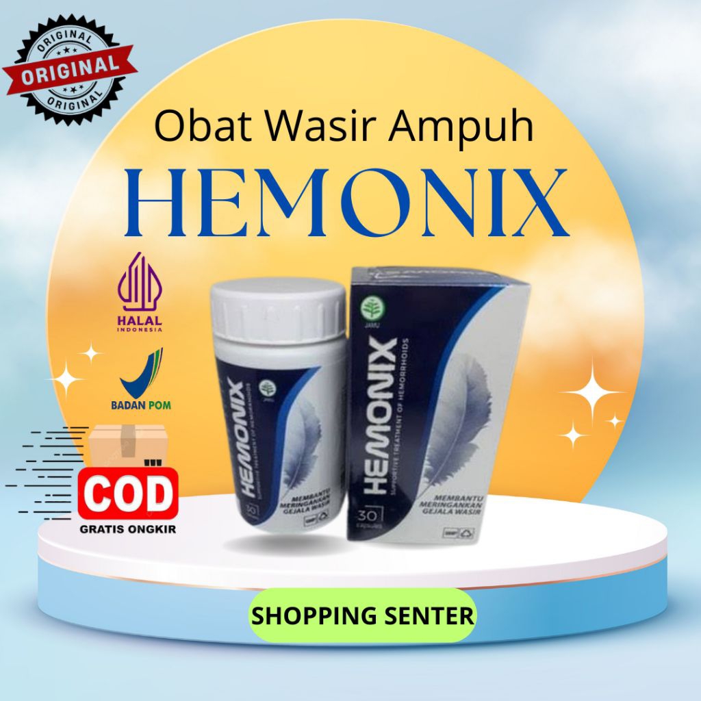 Jual Obat Wasir Ambeien Hemonix Asli Original Herbal, Cepat Mengobati ...
