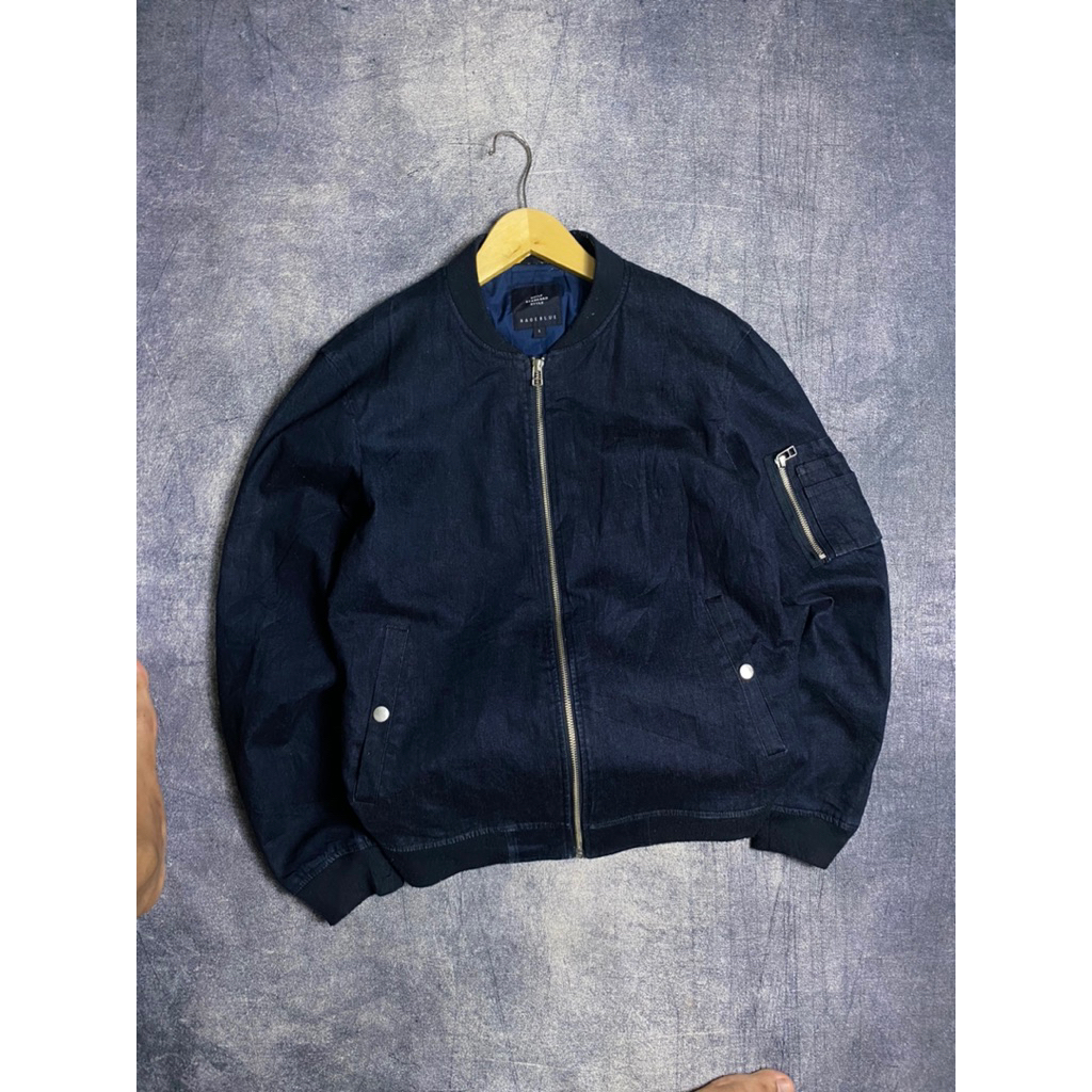Jual Bomber denim Jacket RAGE(M) | Shopee Indonesia