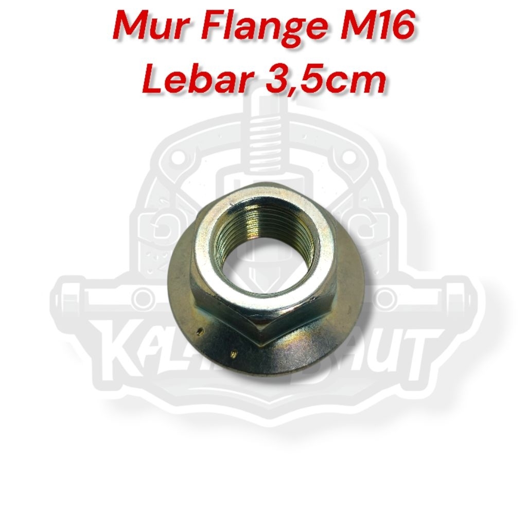 Jual Mur Flange M16 Lebar 3,5cm Untuk semua jenis kendaraan mobil dan ...