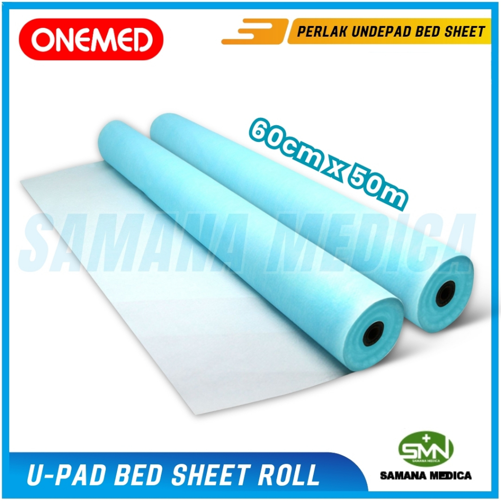 Jual Perlak Underpad Bed Sheet Cover Roll ONEMED 60cm x 50m | Shopee ...