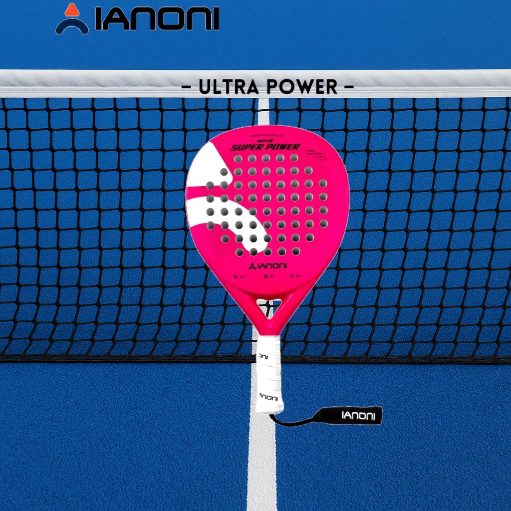 Jual IANONI SUPER POWER PINK ORIGINAL Raket Padel Carbon Fiber ...