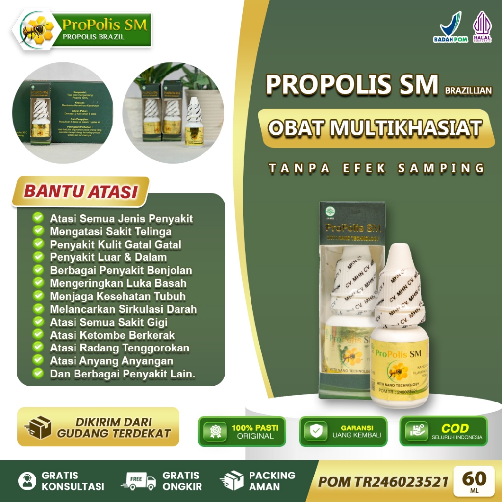 Jual Propolis Sm Brazilian With Nano Technology Obat Herbal ...