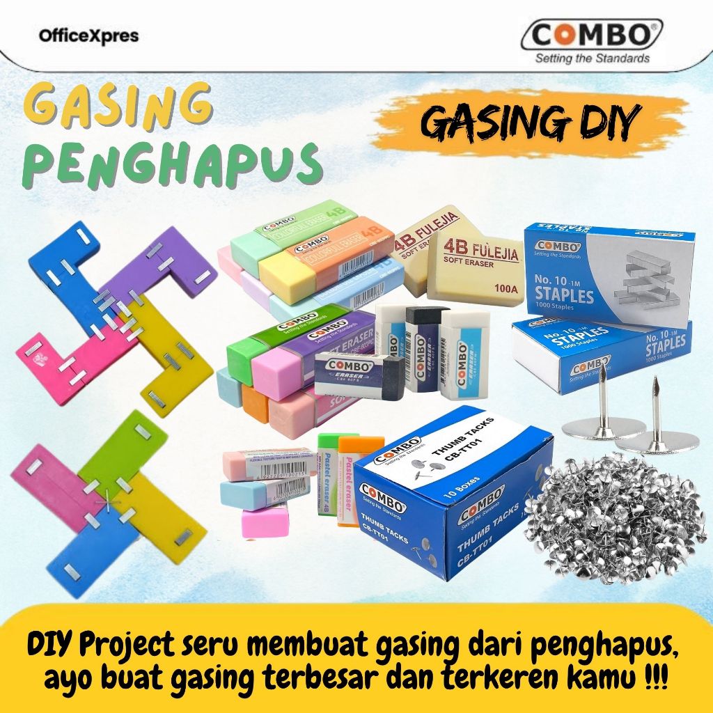 Jual Gangsing dari Penghapus / Gasing Penghapus / DIY Gangsing VIRAL ...